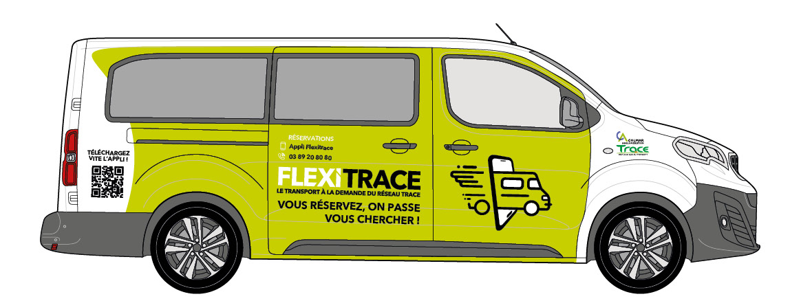 FlexiTrace, le transport à la demande du réseau Trace